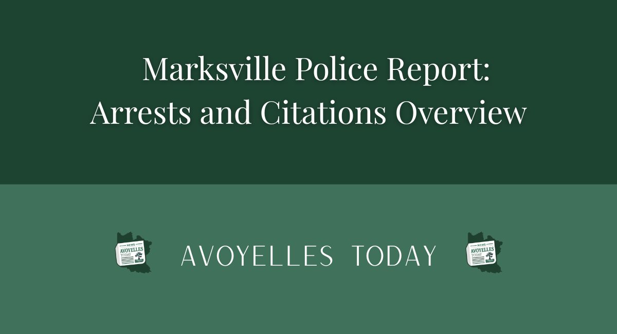 🚔 Marksville Police Report: Arrests and Citations Overview 📊